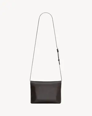 Saint Laurent Cassandre Envelope Messenger In Leather