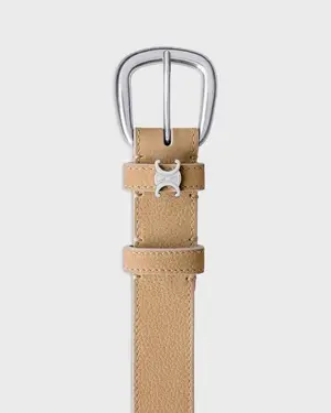Celine Vivienne Belt 25 In Grained Nubuck Calfskin