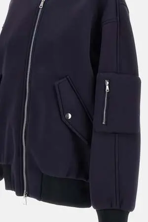 Plan C Bomber Con Zip - Blue