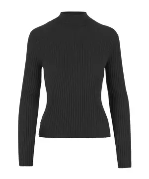 Arch4 Ribbed High-neck Knitwear - Black