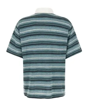 SONG FOR THE MUTE Striped Short-sleeve Polo Shirt