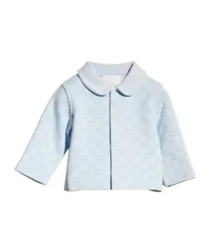 Gucci Gg Print Cardigan - Light Blue
