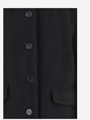 BY MALENE BIRGER Textured Long Button Coat