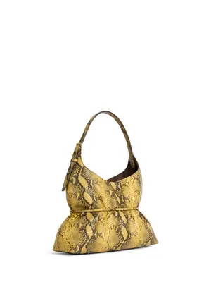 Balmain Sphynx Medium Bag In Python-effect Leather