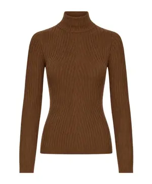 ROBERTO COLLINA Turtleneck Sweater - Brown