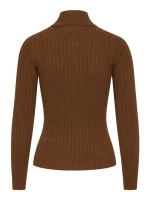 ROBERTO COLLINA Ribbed Turtleneck Sweater - No