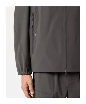 Stone Island Loose-fit Zip-up Overshirt With Drawcord Hem
