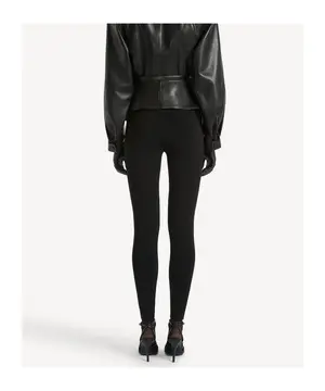 Balmain High-waisted Milano Jersey Trousers