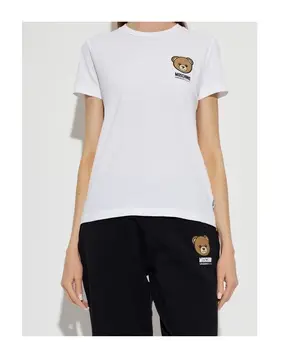 Moschino Bear-printed Short Sleeved T-shirt