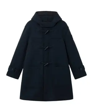 Stone Island Loose-fit Duffle Coat With Toggle Buttons