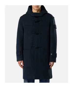 Stone Island Loose-fit Duffle Coat With Toggle Buttons