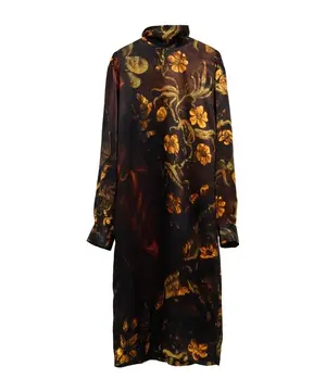 Dries Van Noten Floral Midi Dress