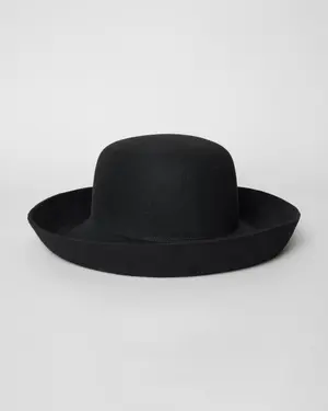 Celine Blossom Hat In Wool Felt