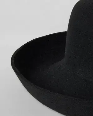 Celine Blossom Hat In Wool Felt