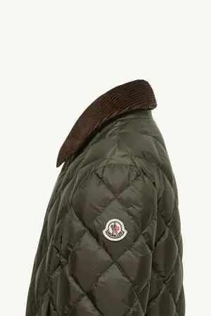 Moncler Fruzan Diamond-quilted Down Shirt Jacket