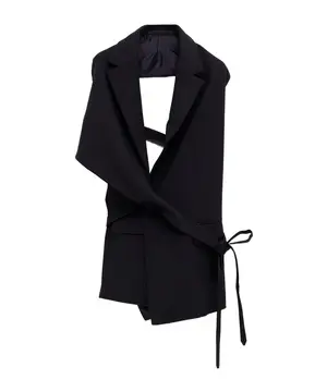 Dries Van Noten Draped Wool Vest