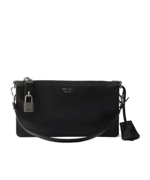 Prada Nappa Leather Pouch - Black