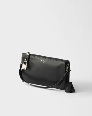 Prada Nappa Leather Pouch - Black