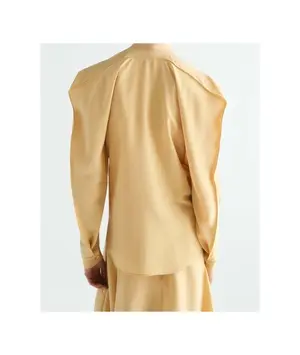 LEMAIRE Layered Blouse In Silk And Viscose Cloth