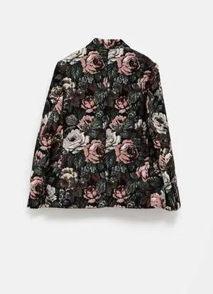 Dries Van Noten Single-breasted Floral Jacket