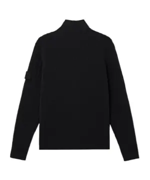 Stone Island Loose-fit Zip-up Stand Collar Jumper