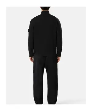 Stone Island Loose-fit Zip-up Stand Collar Jumper