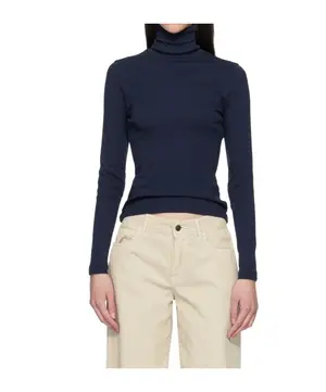 FLORE FLORE Dinah Turtleneck - Navy Blue