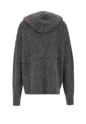 7 For All Mankind Fuzzy Zip Hooded Cardigan