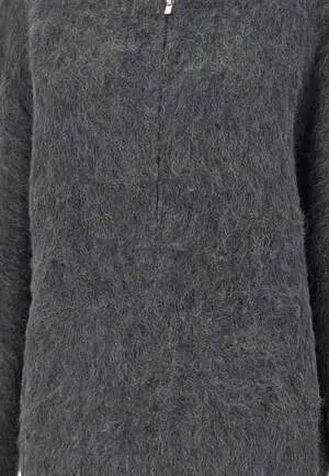 7 For All Mankind Fuzzy Zip Hooded Cardigan