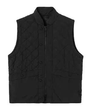 Stone Island Padded Vest With Anti-drop - Black
