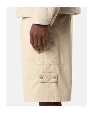 Stone Island Windproof And Breathable Loose-wide-leg-fit Bermuda Shorts