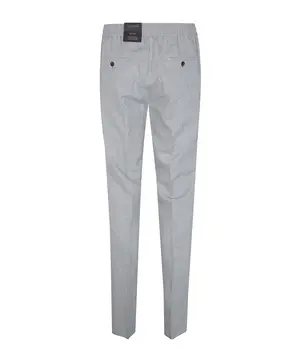 Incotex Drawstring Pleated Trousers - Gray