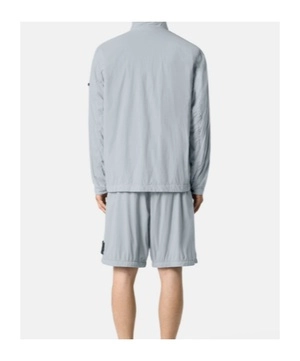 Stone Island Loose-wide-leg-fit Jogger Shorts With Zip Pockets
