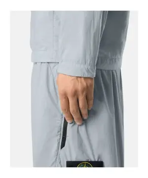 Stone Island Loose-wide-leg-fit Jogger Shorts With Zip Pockets