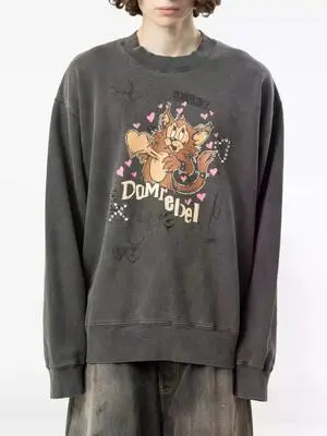 DOMREBEL Boom Crystal-embellished Sweatshirt - Black