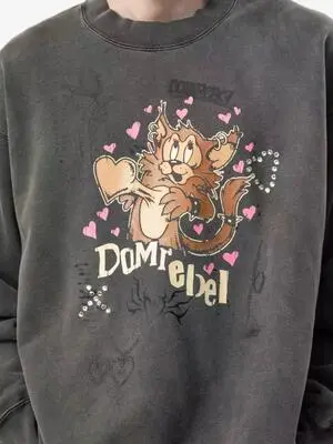 DOMREBEL Boom Crystal-embellished Sweatshirt