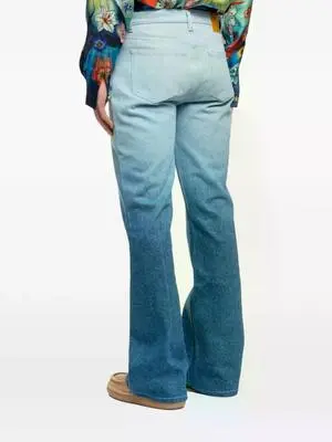 Casablanca Floral-embroidered Jeans