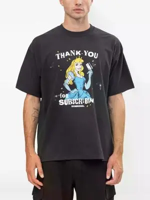 DOMREBEL Subscribe T-shirt - Black