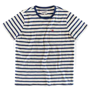 &SONS TRADING CO Breton Striped T Shirt - Blue