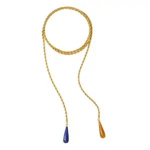 ALEXIE OF ATHENS Ritual Tie Lariat Manifestation - Gold