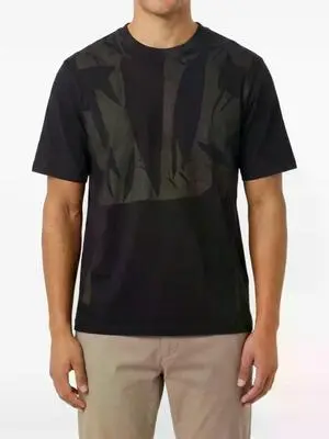 JIYONGKIM Sun-bleached Graphic-print T-shirt