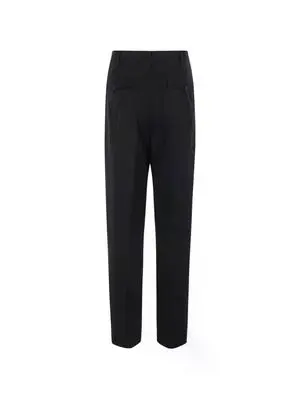 Yohji Yamamoto Pleat-detail Wool Trousers