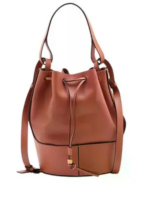 LOEWE 2015-2026 Medium Leather Balloon Bucket Bag