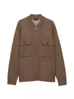 Prada Cashmere Polo Shirt - Brown