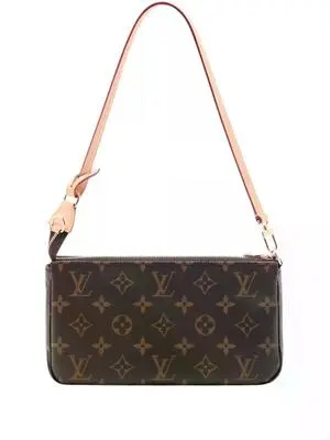 LOUIS VUITTON 1990-2010 Monogram Pochette Accessoires Shoulder Bag - Brown