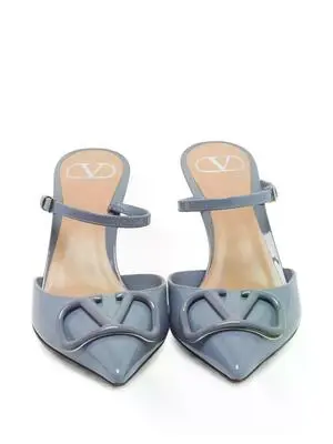 Valentino Garavani Vlogo Patent Leather Pumps