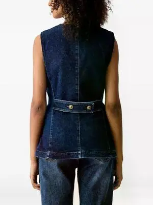Luisa Spagnoli Button-fastening Denim Waistcoat