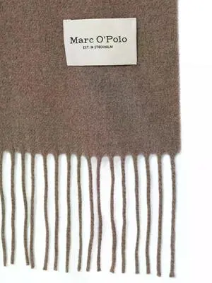 Marc O'polo Fringed Wool Scarf