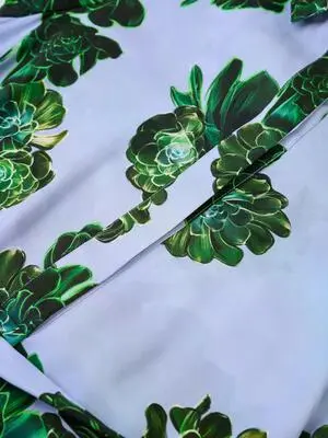 PSOPHIA Aeonium Floral-print Belted Maxi Dress