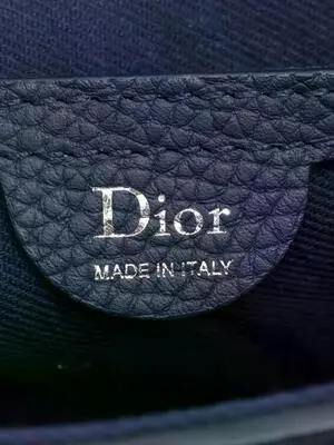 Dior 2020-2026 Mini Gravity Leather Saddle Messenger Bag Crossbody Bag - Blue